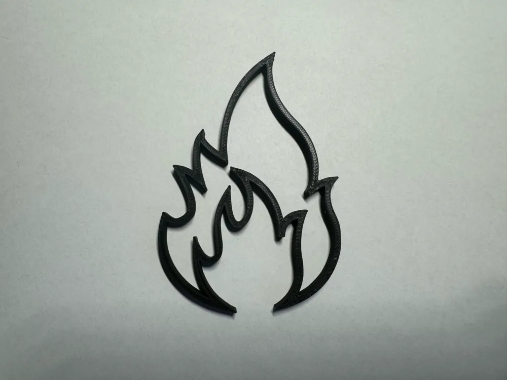 Flame geometric wall art by Moriel - MakerWorld