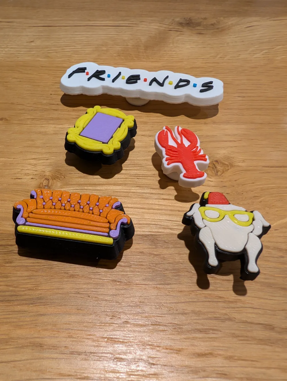 Croc jibbitz/shoe charm - Friends theme by Elevated Expressions ...