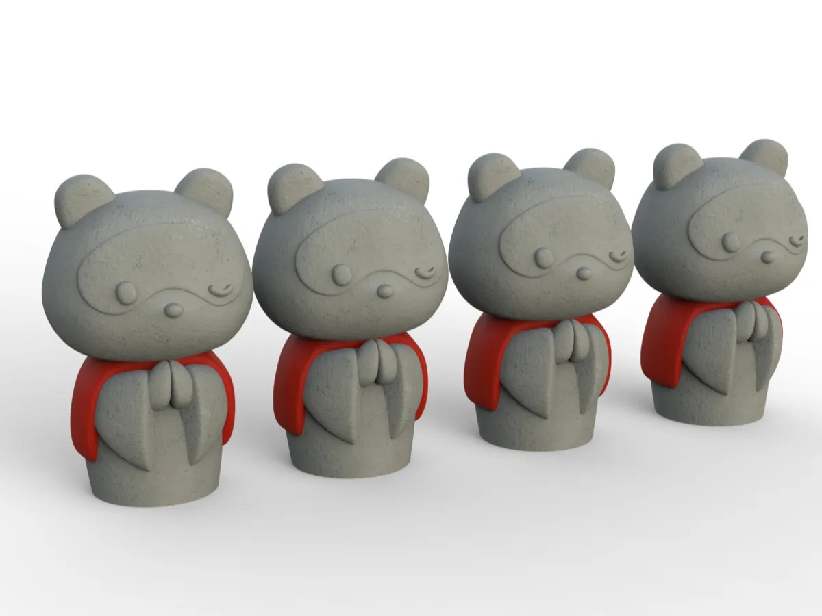 Ojizo-sama (Tanuki variant) - Free 3D Print Model - MakerWorld
