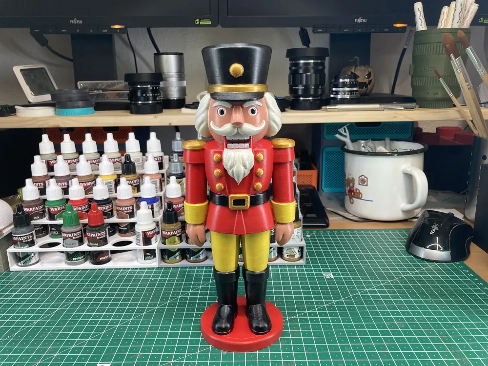 Classic Nutcracker for Painting - Free 3D Print Model - MakerWorld