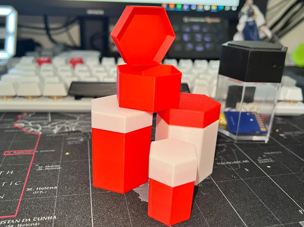 Hexagonal Storage Container by TRK MakerWorld: Download Free 3D Models