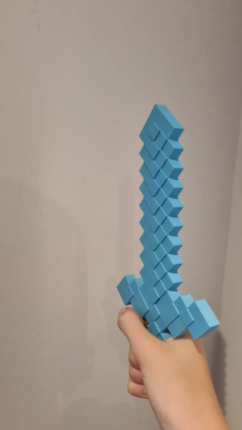 Minecraft Sword - MakerWorld 3D Model | 3Drop