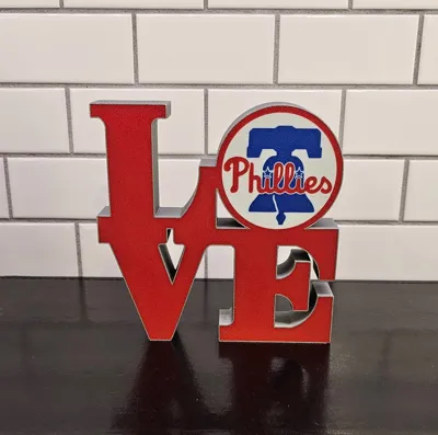 Philadelphia Phillies Love Sign by chrsrbz MakerWorld: Download Free 3D ...