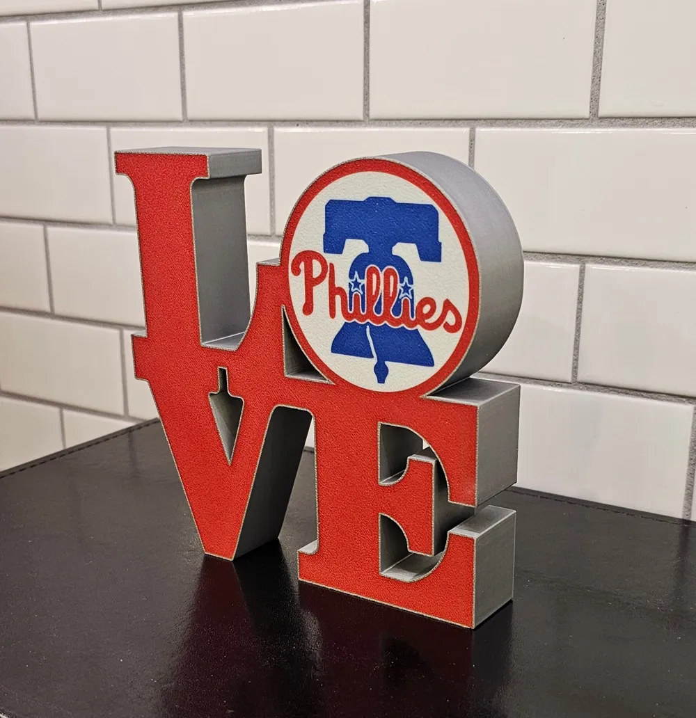 Philadelphia Phillies Love Sign by chrsrbz MakerWorld: Download Free 3D ...