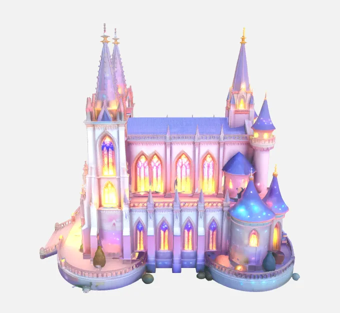 Cathedral from my Fantasy by abesmelody MakerWorld: Download Free 3D Models