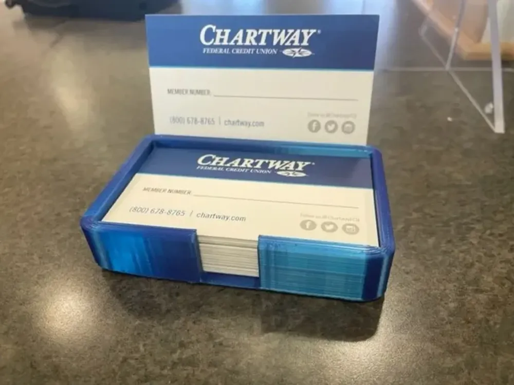 Simple Business Card Holder With Display Card by tapia3d - MakerWorld