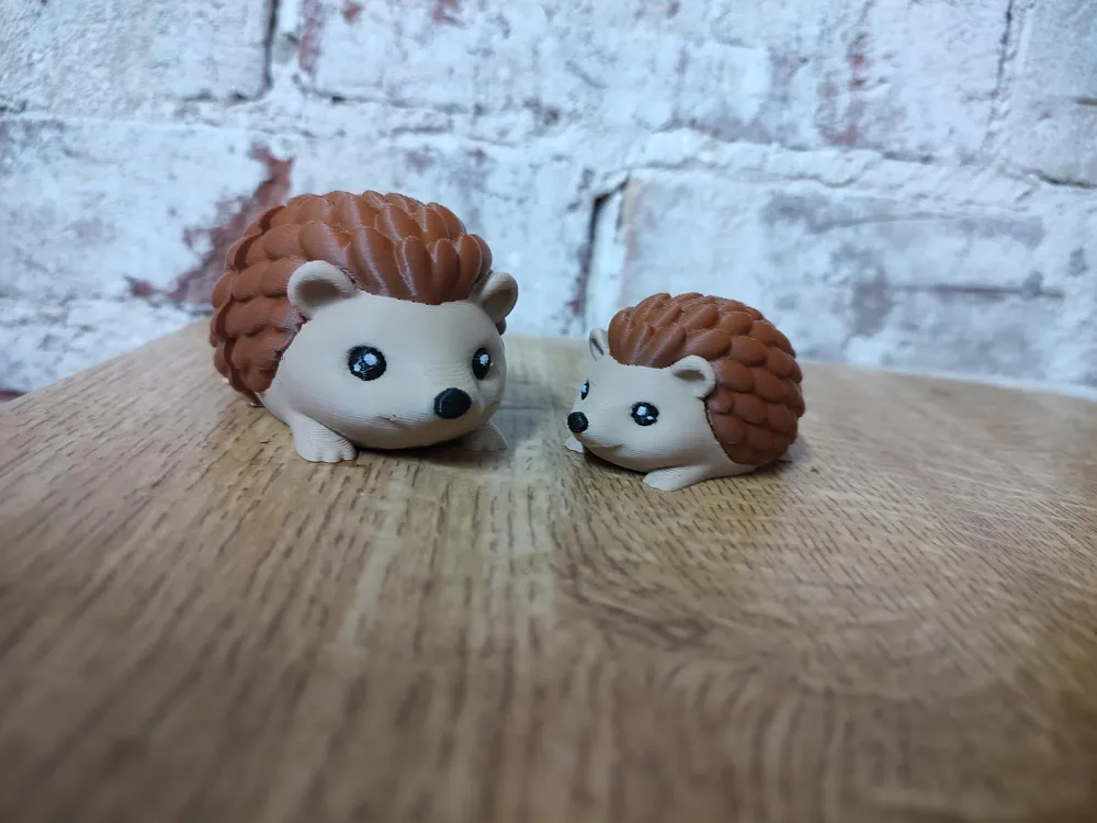 Hedgehog articulated flexi fidget - Free 3D Print Model - MakerWorld