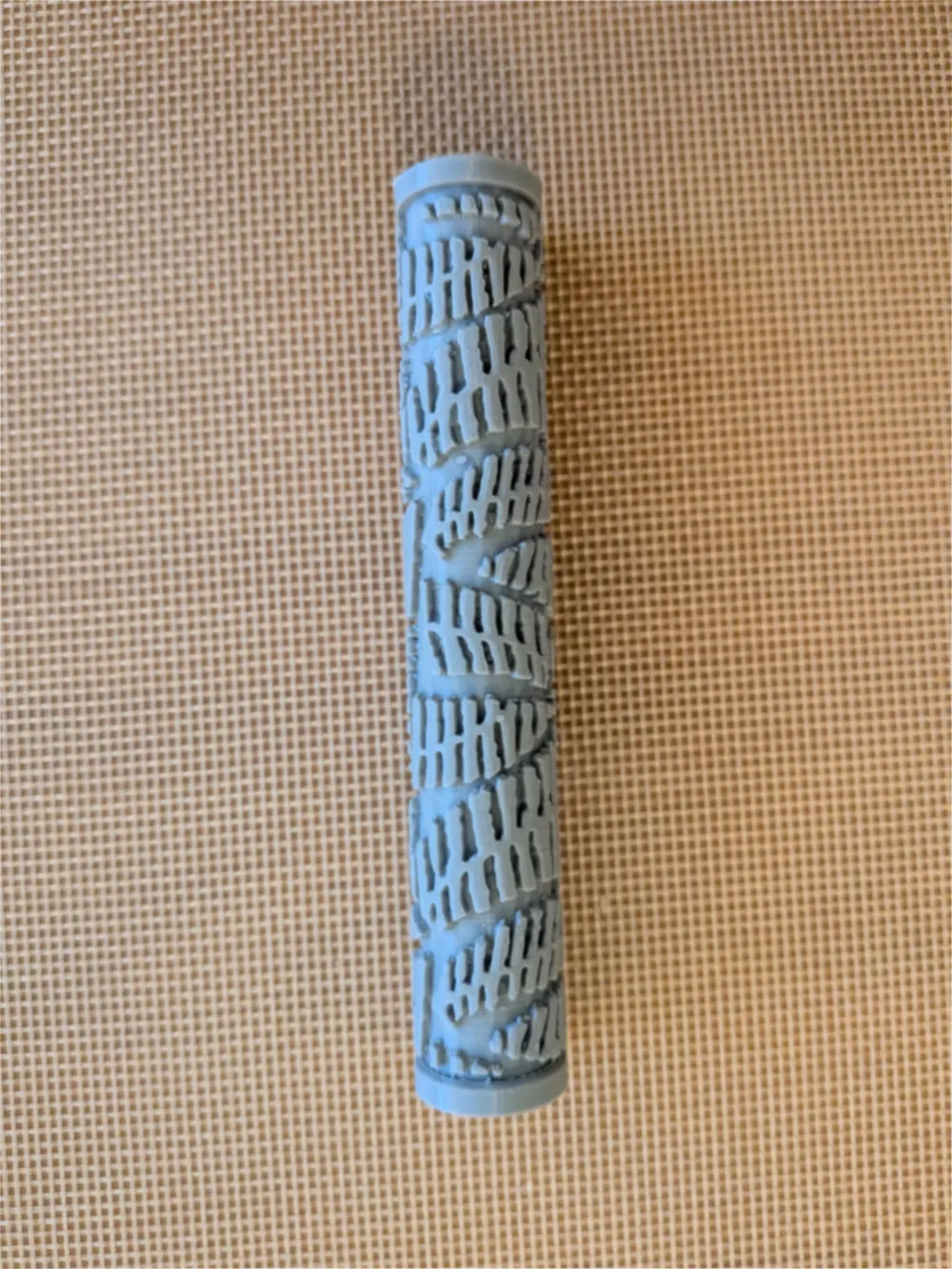Texture Rolling Pin - Abstract Fern Leaf Pattern - Free 3D Print Model ...