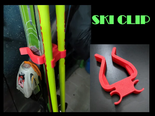Ski clips - Free 3D Print Model - MakerWorld