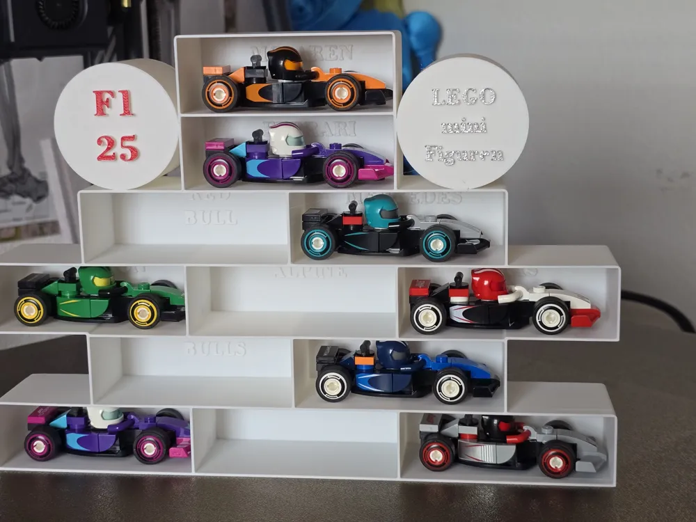 LEGO F1 Minifigures - Display Case by Alex MakerWorld: Download Free 3D ...
