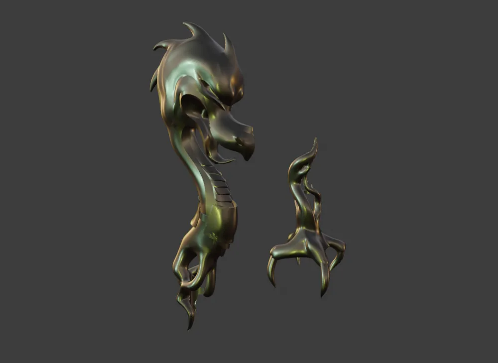 Raiden staff from Mortal Kombat 11 by ShQ@r.Ok MakerWorld: Download ...