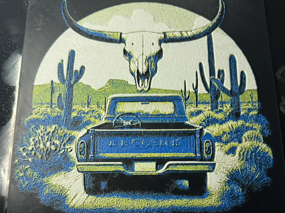 Desert Drive – HueForge Color Swap Print by HopScotch79 MakerWorld ...