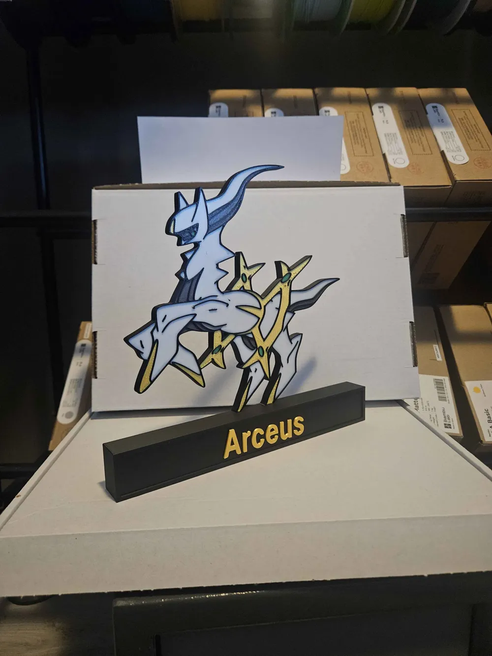 Pokemon Arceus Display! - Free 3D Print Model - MakerWorld