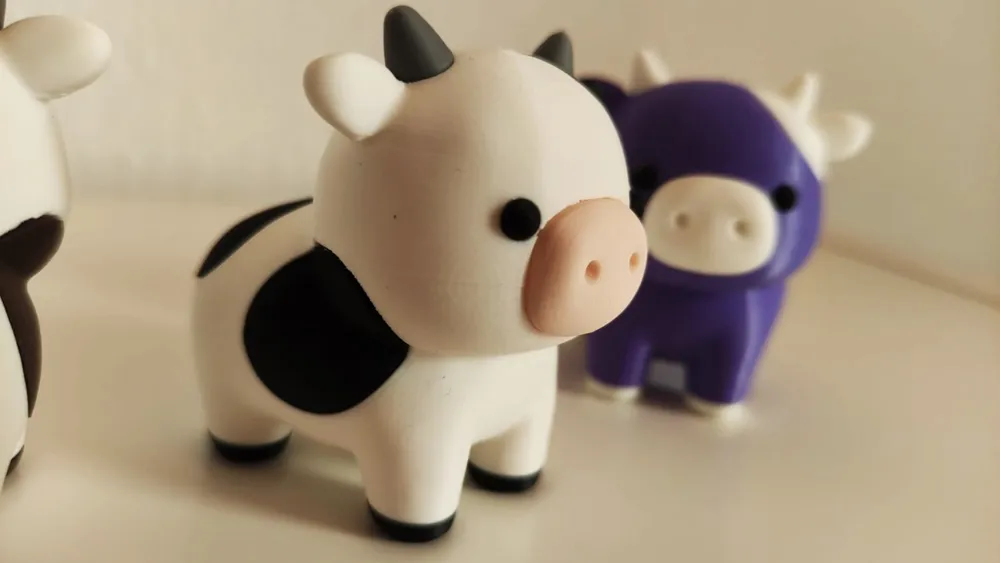 Cute Cows - Free 3D Print Model - MakerWorld