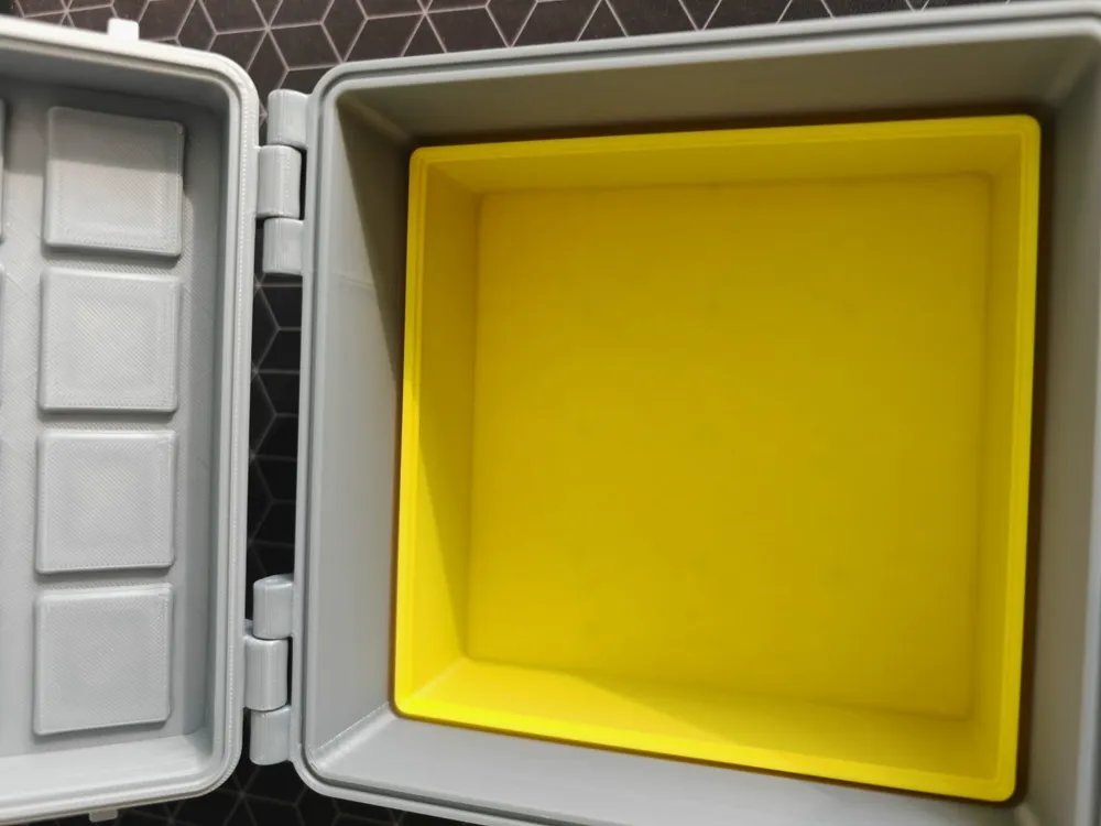 Full stackable smooth lid gridfinity box 18x13cm by Paul - MakerWorld