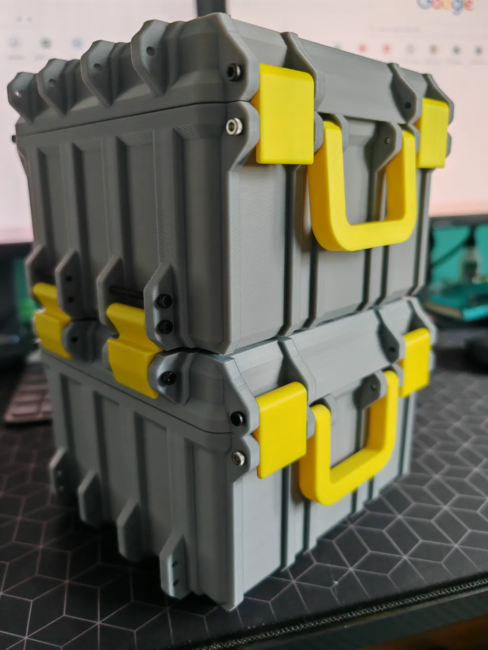 Full stackable smooth lid gridfinity box 18x13cm by PaulMakerWorld ...