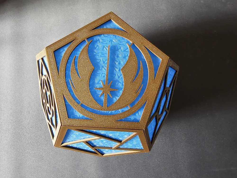 Star Wars - Jedi Holocron (Lamp) Remixed by _conny_k_ MakerWorld ...