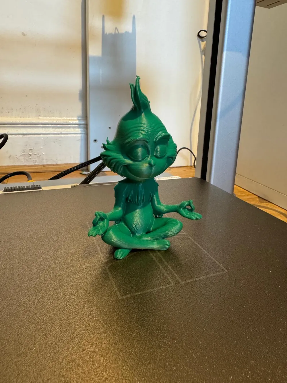 Grinch Meditation Figurine - Free 3D Print Model - MakerWorld