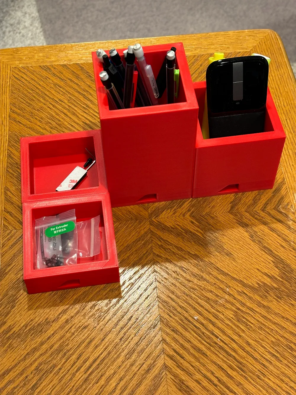 Desk Organizer (Modular) by Stevo99 - MakerWorld