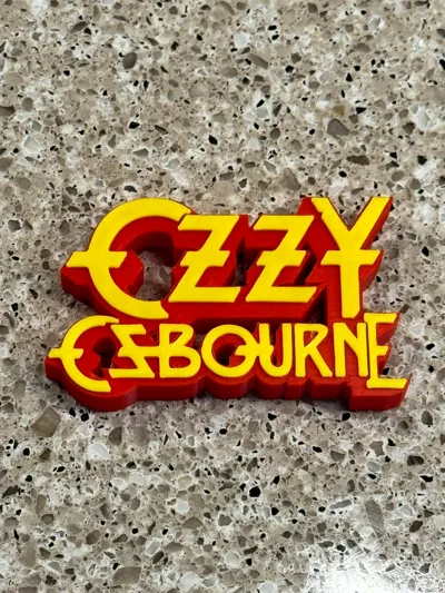 Ozzy Osbourne Keychain by Tommy95cz - MakerWorld