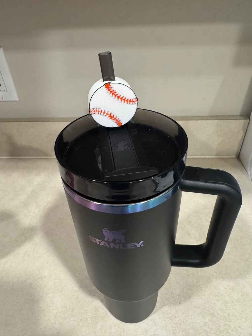 Baseball Stanley Cup Straw Topper by Carman3D MakerWorld: Download Free ...