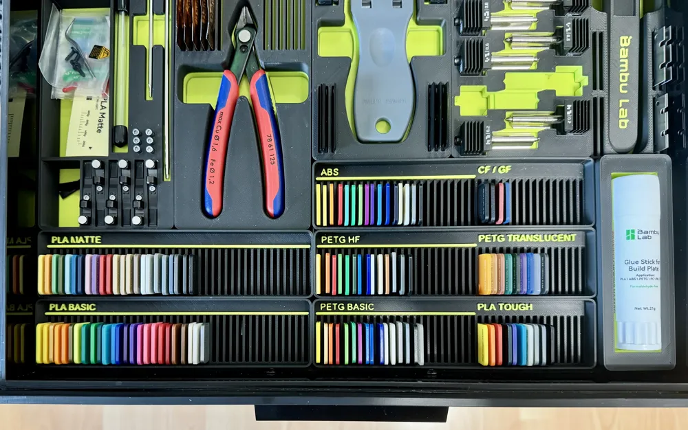 BIQU Panda Station Inlays for Filament Samples - Free 3D Print Model ...