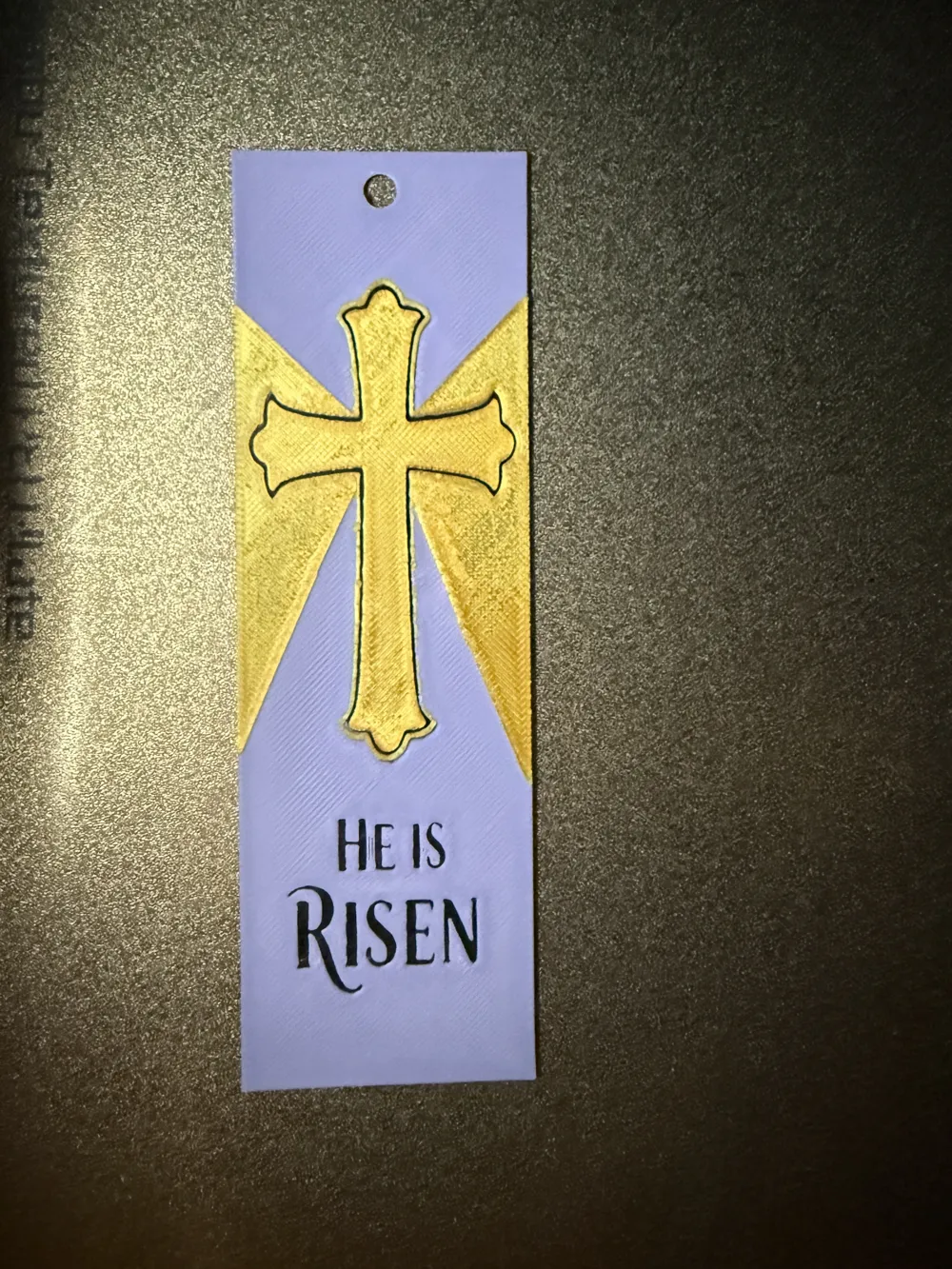 Easter He is Risen Cross Bookmark Hueforge by Viola's HueForge ...