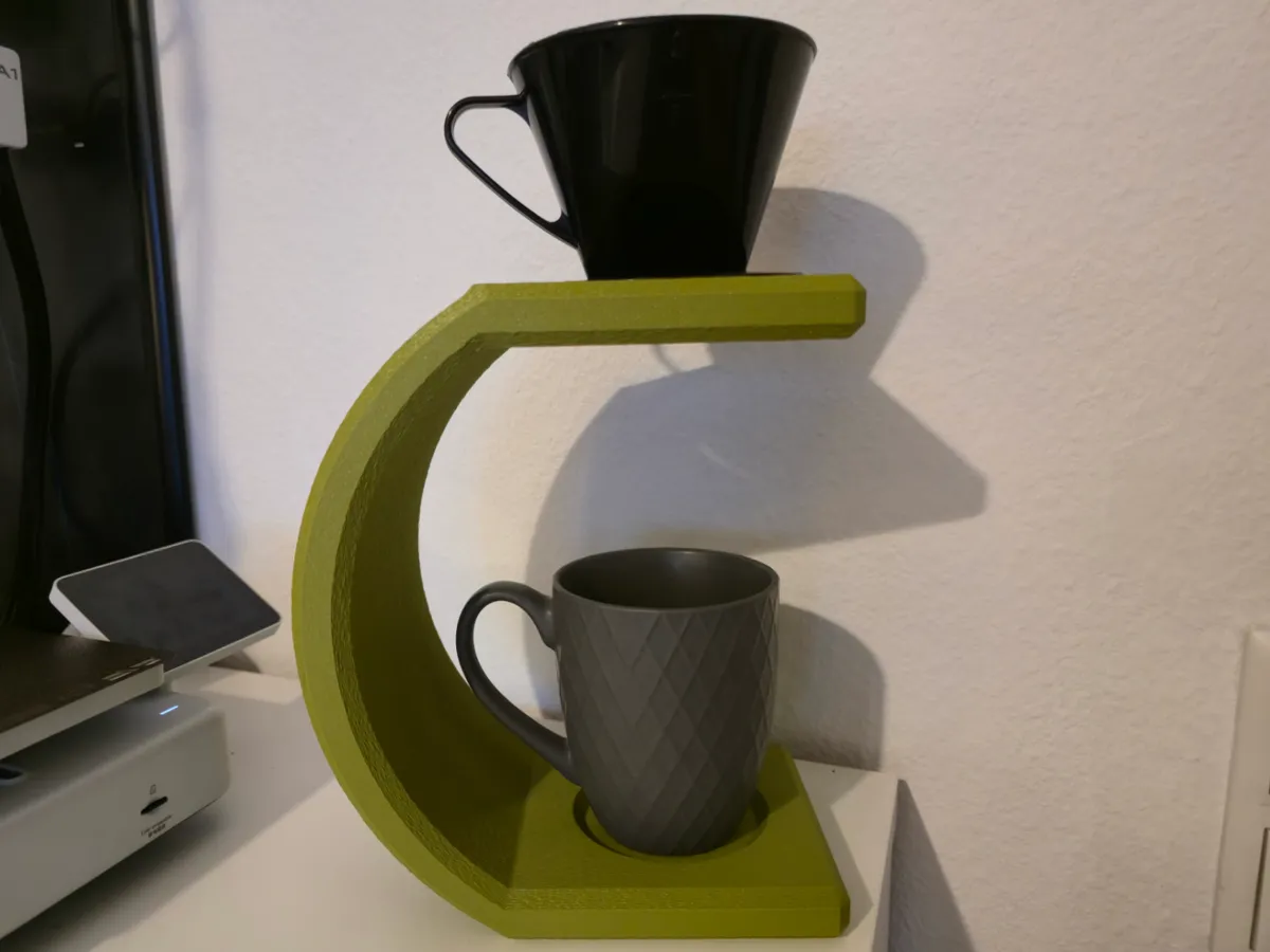 Stylish Pour Over Coffee Stand - Free 3D Print Model - MakerWorld