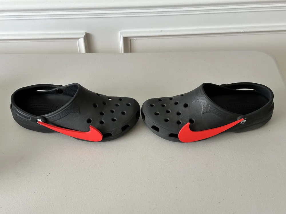 Nike Swoosh Crocs Jibit by EnginerdMakerWorld: Download Free 3D Models