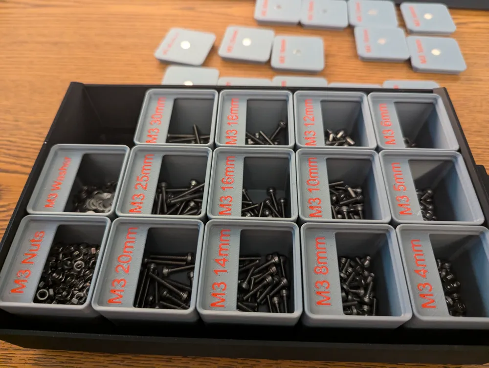M2-M4 Gridfinity Bins by user_706538348 MakerWorld: Download Free 3D Models