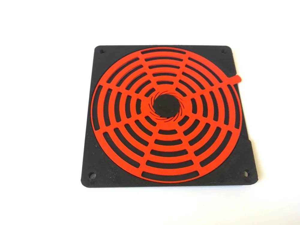 120mm fan cover with rotating shutter by Rade MakerWorld: Download Free ...