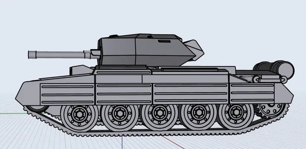 Crusader III tank by Mo2408 - MakerWorld