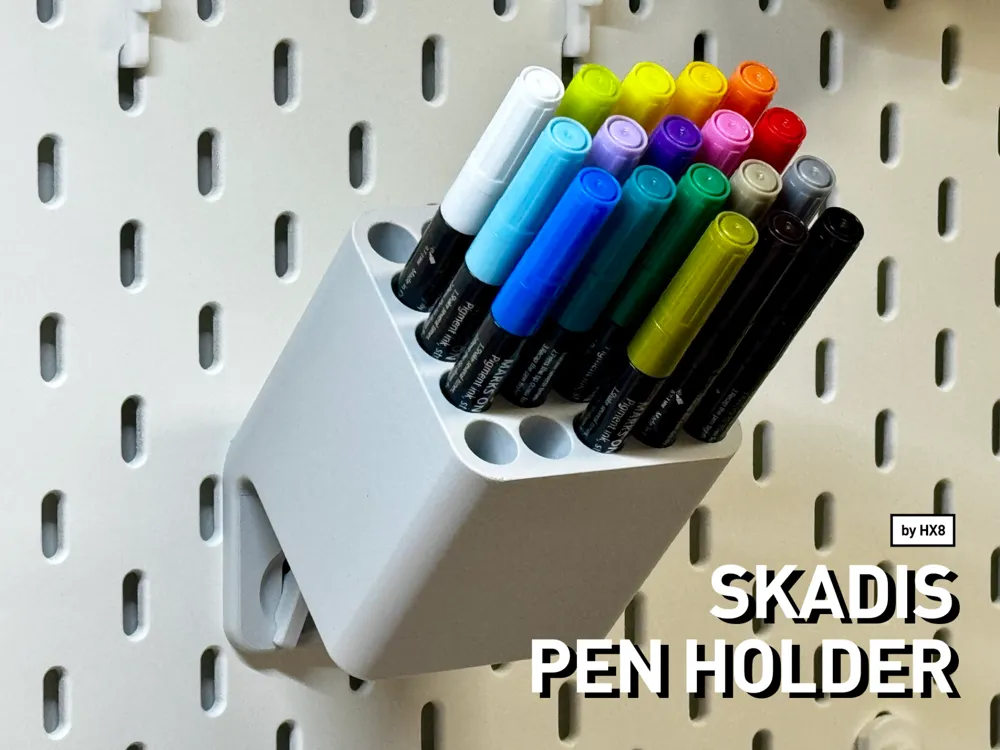 SKADIS Pen Holder by HAN - MakerWorld