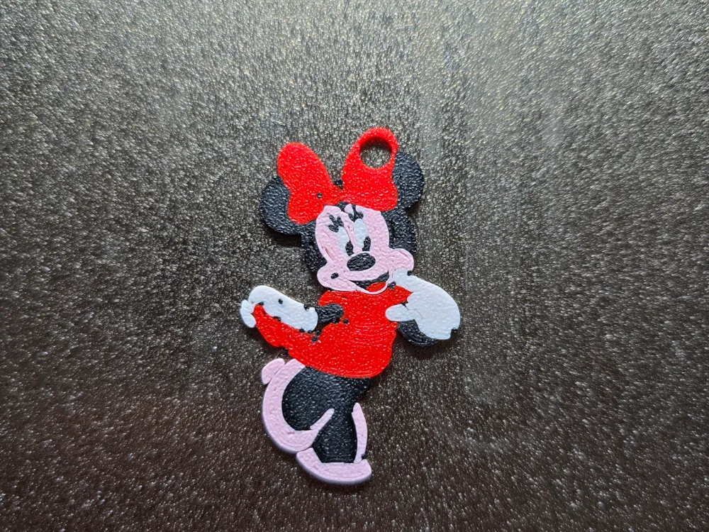Minnie Mouse Keychain by Frankie - MakerWorld