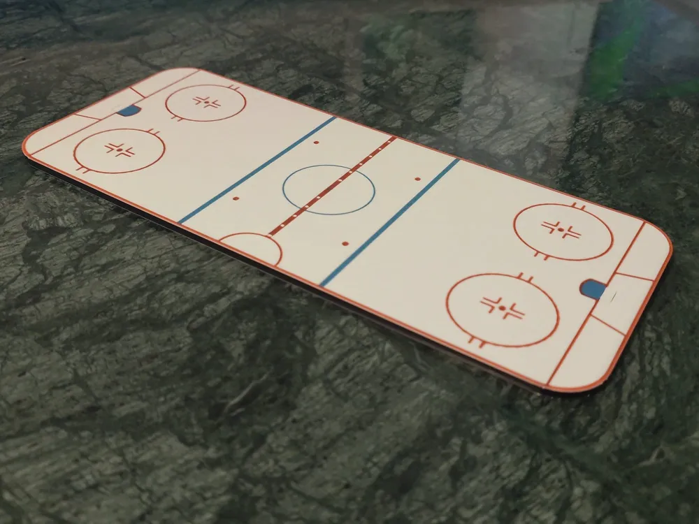 Mini Hockey Rink the ultimate hockey lover’s decor by Rockthered ...