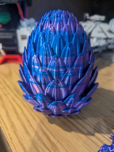 Dragon Egg - Seamless + Twist-Click by hollowmaker MakerWorld: Download Free 3D Models