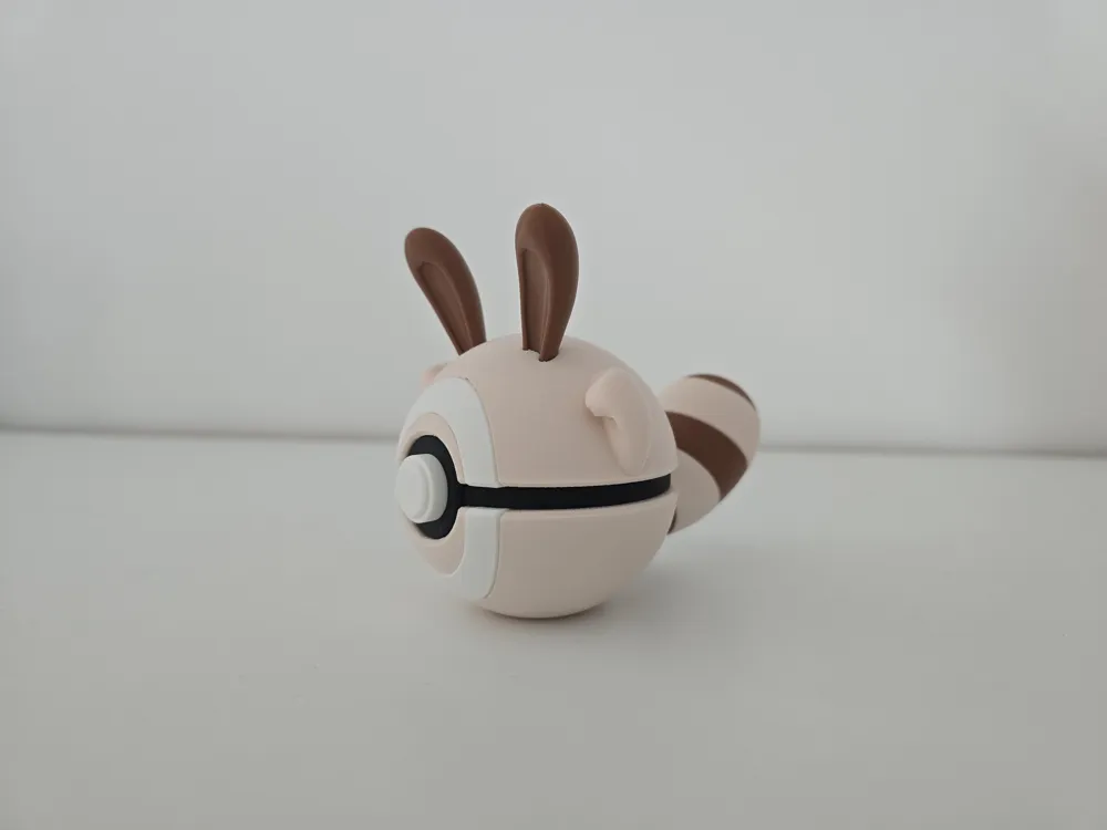 #0161 Sentret Pokéball - Multiparts by 3D Girl MakerWorld: Download ...