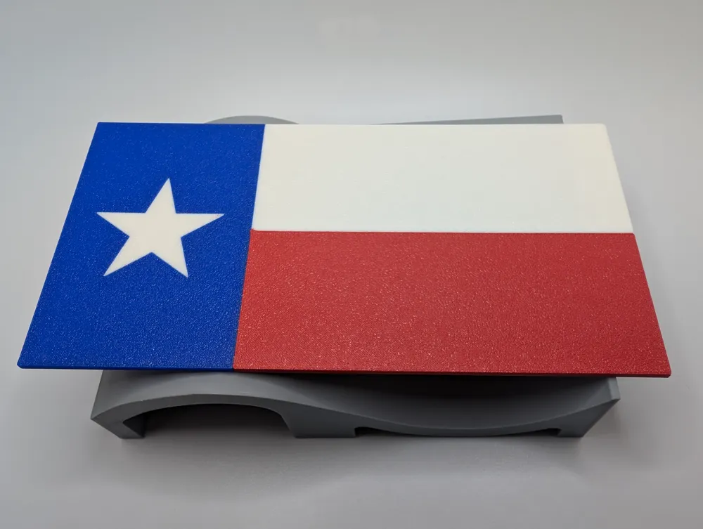 Texas State Flag / Plate by Sage Prints and Design - MakerWorld