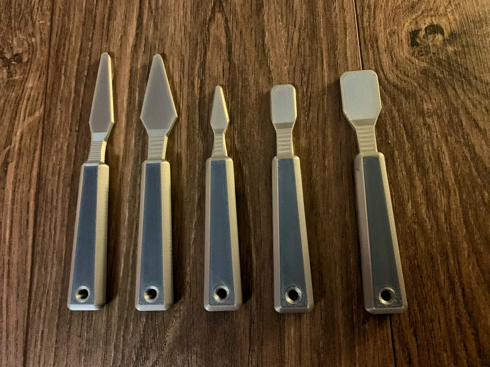 Painting Spatula Set / Palette Knife Set by FirleDesignMakerWorld ...