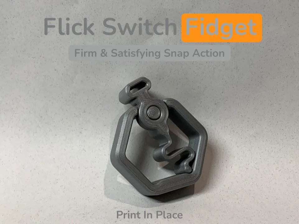Flick Switch Fidget - Free 3D Print Model - MakerWorld