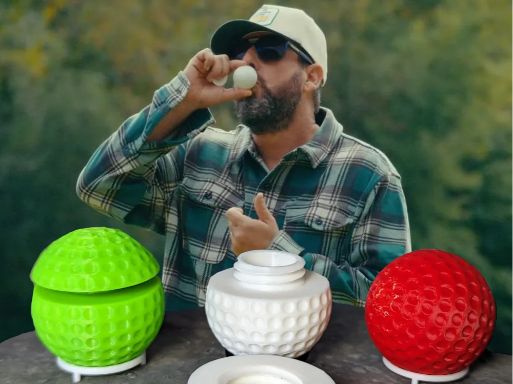 Happy Gilmore Drinking Ball by Tucker Printing MakerWorld: Download ...