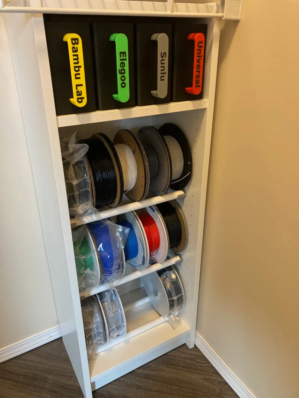 IKEA Billy Filament Storage Rack Remixed by Cookiedeluxe - MakerWorld