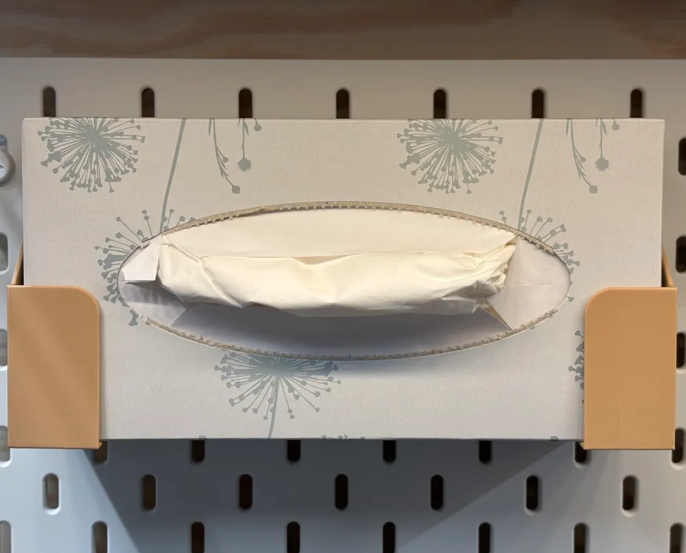 Tissue Box Holder for IKEA Skadis - Free 3D Print Model - MakerWorld