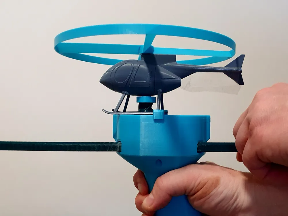 MD-500 (flyable Helicopter) - Free 3D Print Model - MakerWorld