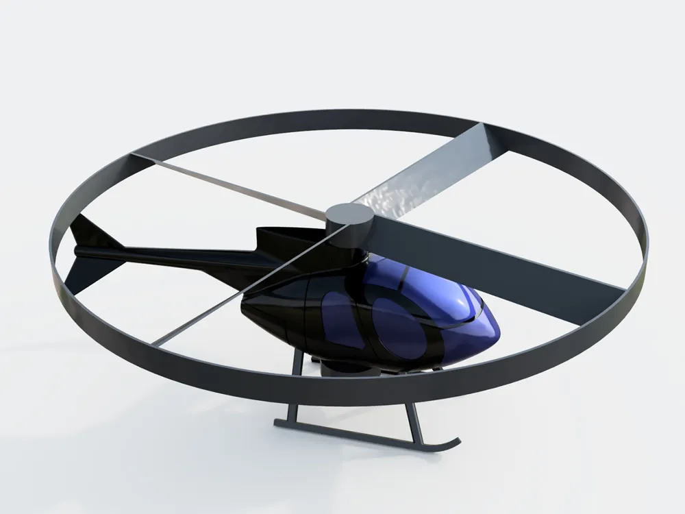 MD-500 (flyable Helicopter) - Free 3D Print Model - MakerWorld