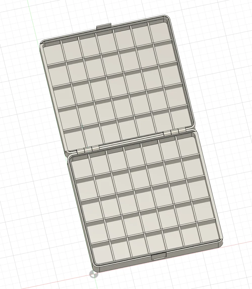 Parametric storage box with customizable dividers - Free 3D Print Model ...