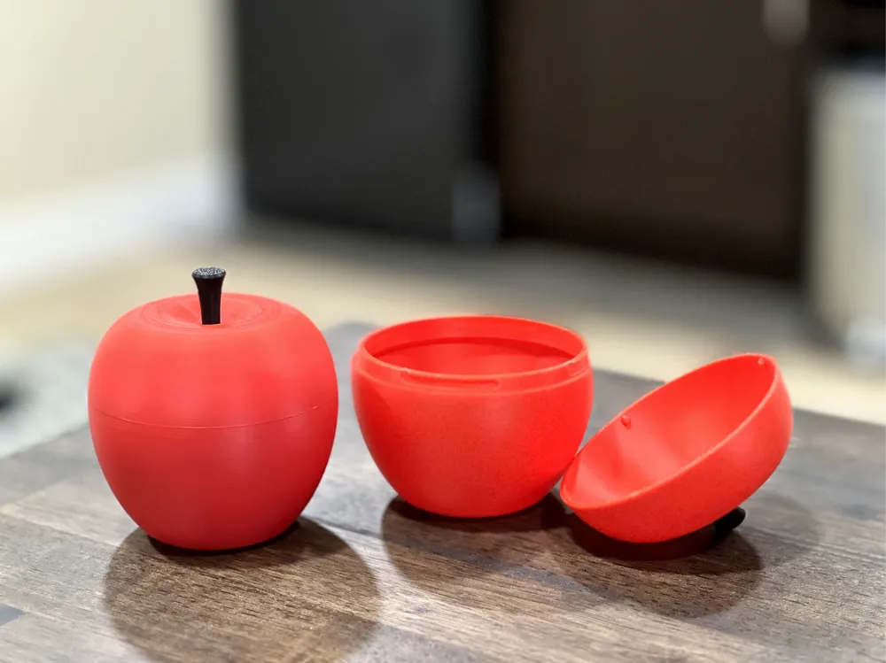 Apple Shaped Container by AI2WA - MakerWorld