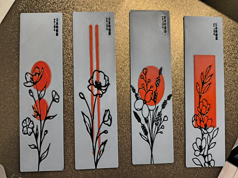 Japanese Bookmarks by nicola MakerWorld: Download Free 3D Models