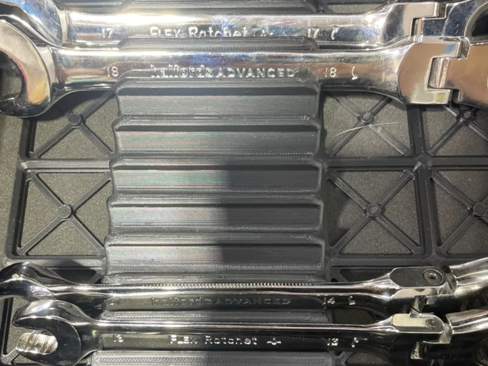 Wrench holder gridfinity with pin Remixed by Demig MakerWorld: Download ...