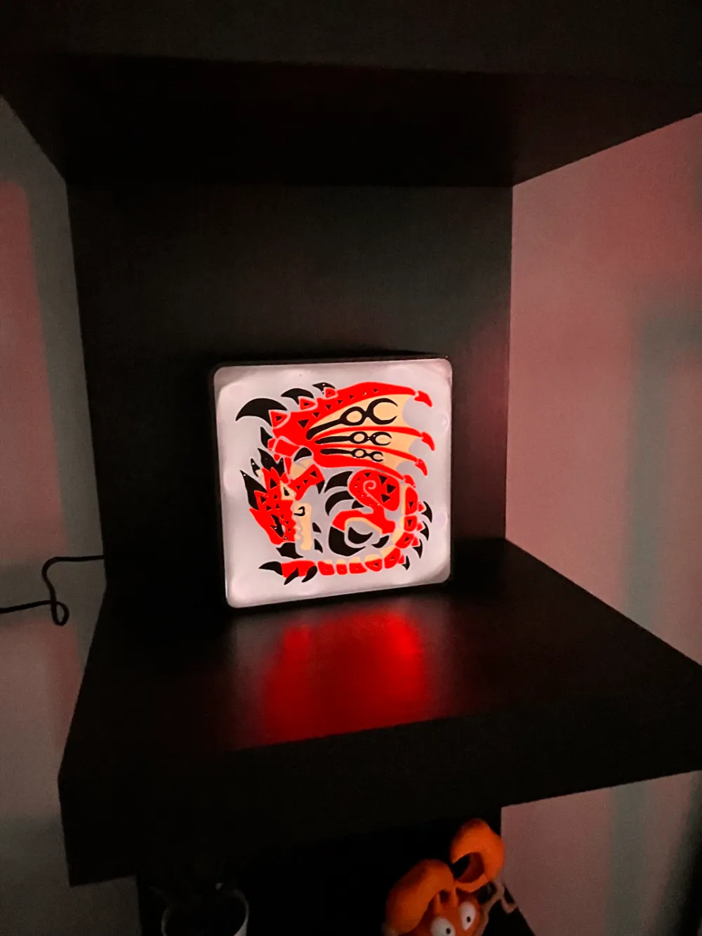 Monster Hunter Wilds lightbox - Rathalos by FörsterSepp - MakerWorld
